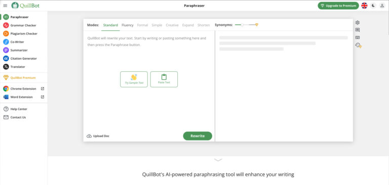 QuillBot AI Copywriting Software | RobotTools.AI