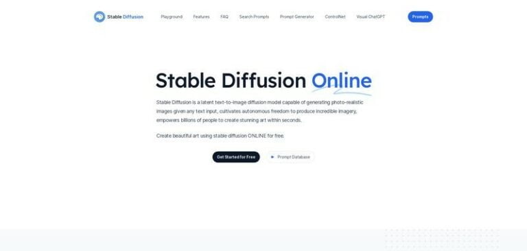 Stable Diffusion Online AI Images Software | RobotTools.AI