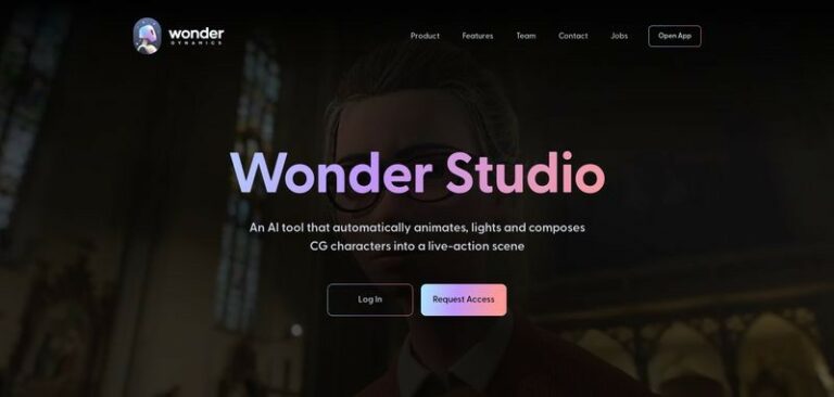 Wonder Dynamics AI Video Software | RobotTools.AI